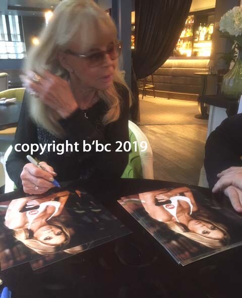 BRITT EKLAND 007 JAMES BOND GIRL AUTOGRAPH OFFICIAL B'BC SIGNING APRIL ...