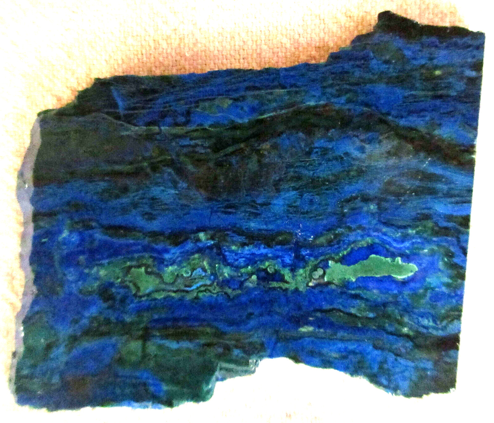 Azurite, Chrysocolla & Malachite Slab – 45 grams – Arizona – Old Stock ...