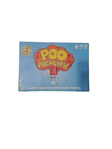 Poo Pocalypse Card Game - A Card Game For Immature People NEW Plastic ...