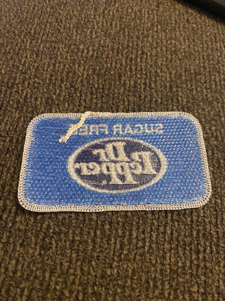 VTG Sugar Free DR PEPPER Iron On Uniform Patch | eBay