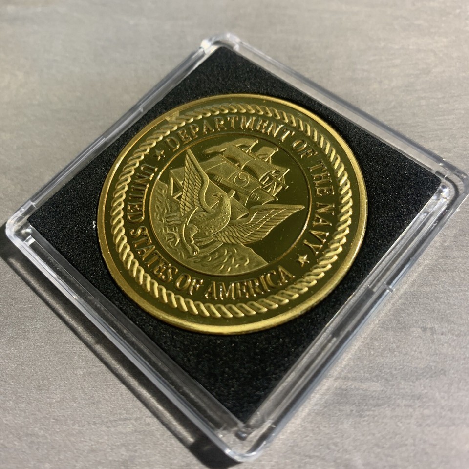 USS CORAL SEA CV-43 Challenge Coin USN-US NAVY 40mm with Case New | eBay