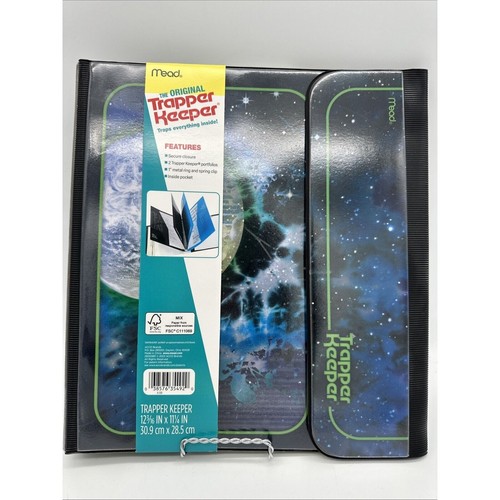 New Trapper Keeper Binder Portfolio Folder 2023 Mead Retro Moon ...