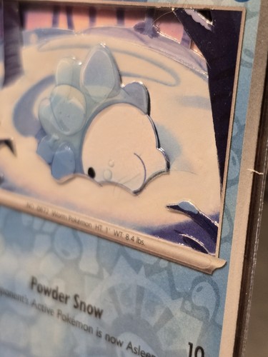 Snom 045/162 3D Handmade Pokémon Card Art Temporal Forces Reverse Holo ...