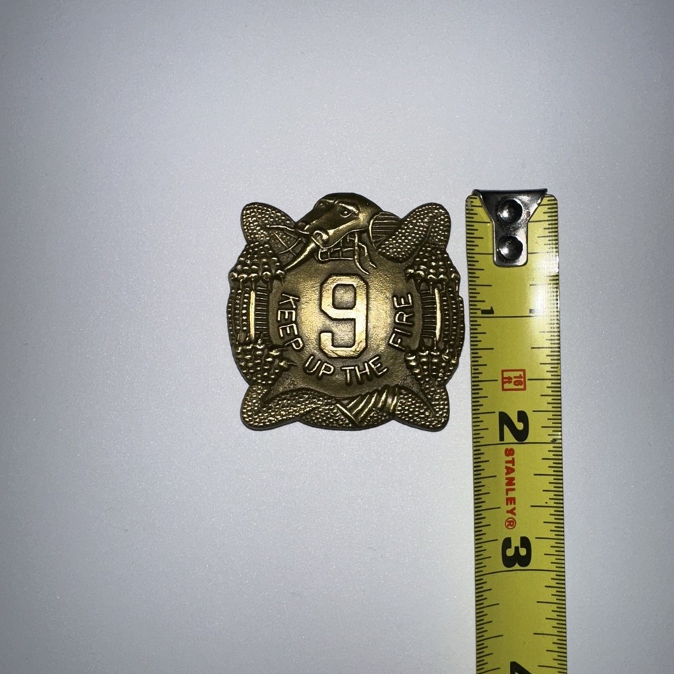 Vintage US ARMY 9TH INFANTRY REGIMENT "KEEP UP THE FIRE" Insignia | eBay