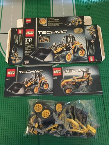 LEGO- TECHNIC- WHEEL LOADER- 8271- 100% COMPLETE W/ OPENED BOX- USED ...