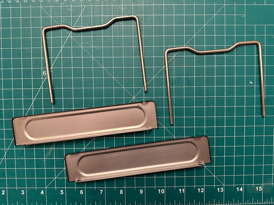 Tonka Jet Delivery Truck Parts Reproduction-Two Panels and Two Brackets ...