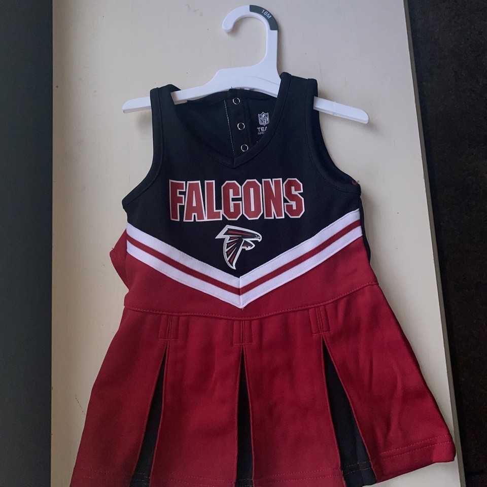 New NFL Atlanta Falcons Infant 18 Month Cheer Dress 2 Piece Sleeveless ...