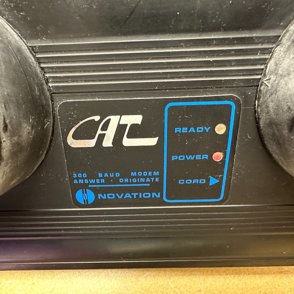 Novation CAT Modem used with early Apple Computers, with charger ...