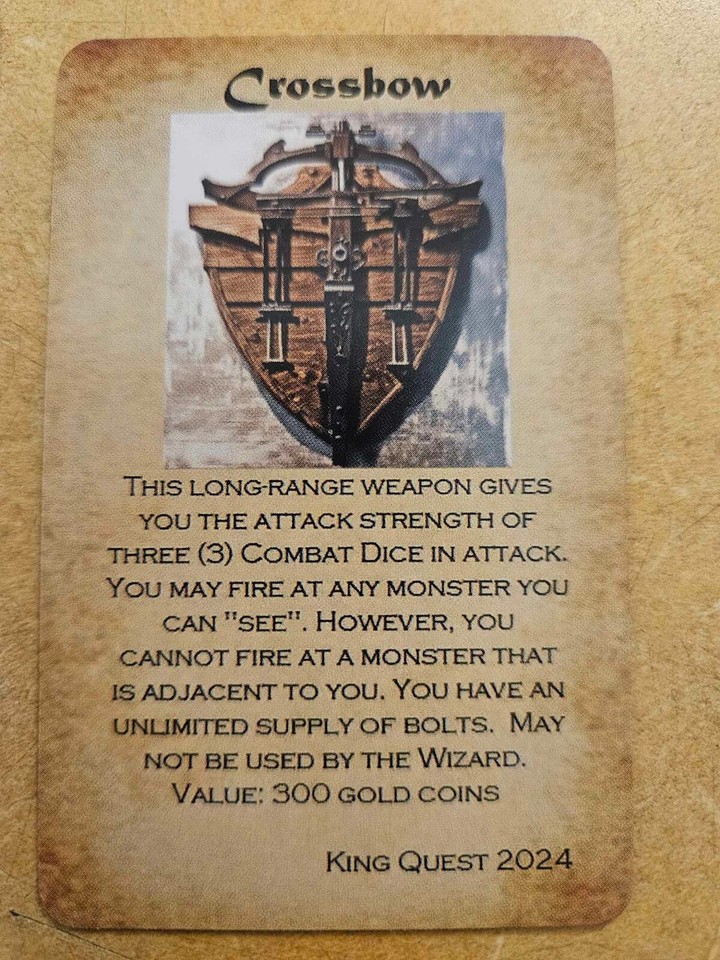 Custom HeroQuest Compatible Equipment Cards (16) – Fan-Made ...