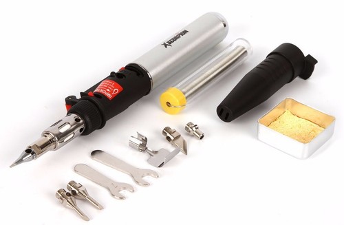 Cordless Butane Self Igniting Torch Multi Function Heating Tool Kit ...