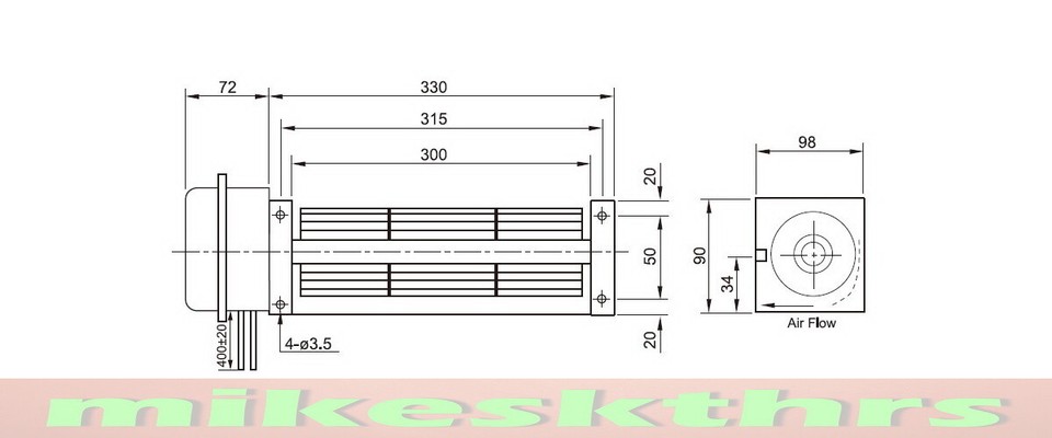 L 212 Querstromlüfter Ventilator Lüfter 230V -35W UF6030CBA23H-L | eBay