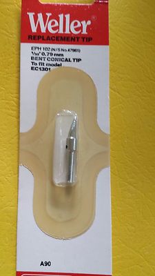 Weller EPH102 Solder Tip - 1/32" 0.79 mm bent conical tip FITS EC1301 ...
