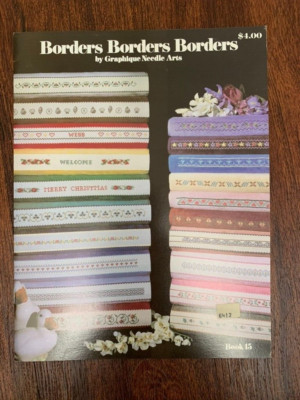 Graphique Needle Art "Borders Borders Borders" Cross Stitch Chart Book ...