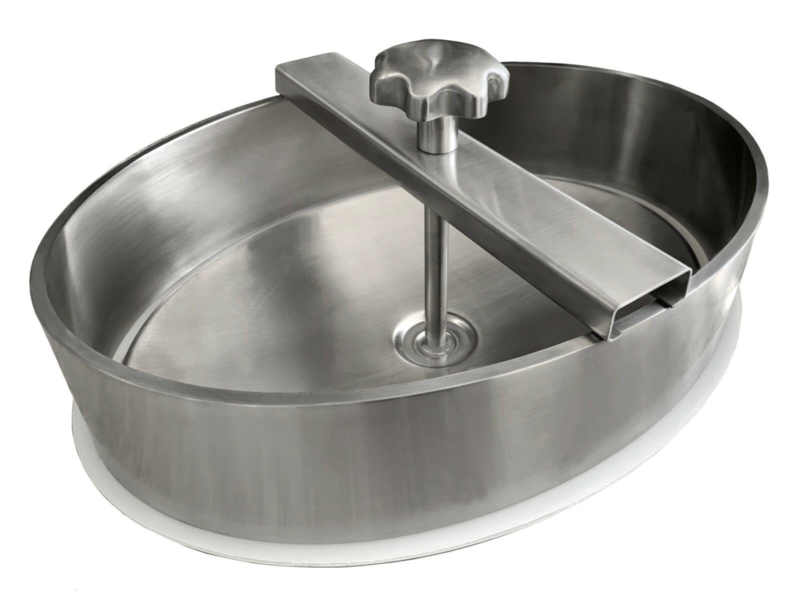 Manhole elliptical 18" x 13" (458 mm) Stainless 304 Silicon Oval Manway ...