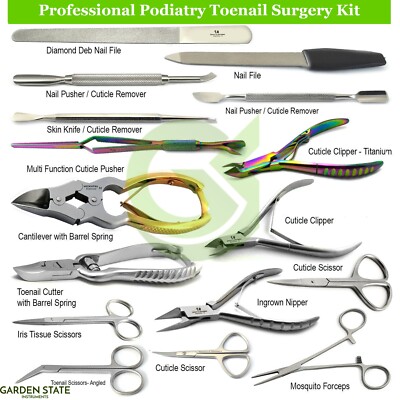Professional Podiatry Tools Chiropody Ingrown Nail Clipper Manicure ...