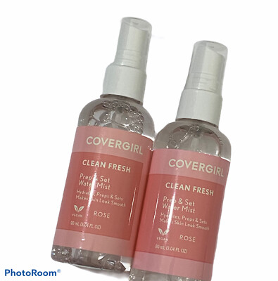 2X CoverGirl Clean Fresh Prep & Set Water Mist Rose Lot 3.04 Oz each | eBay