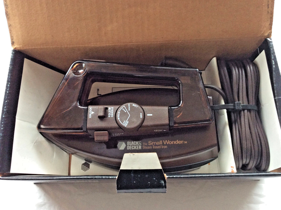 Black & Decker Travel Iron The Small Wonder- Steam and Dry F45D | eBay