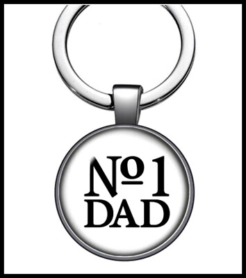 No 1 DAD . Keyring or bag ornament. Resin and metal NEW | eBay