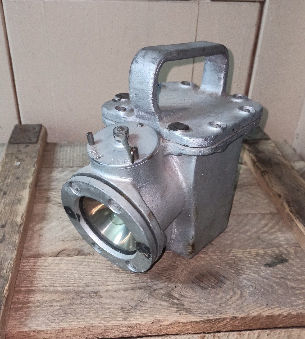 Vintage Soviet USSR Flashlight V-2A Russian Military Submarine Lantern ...