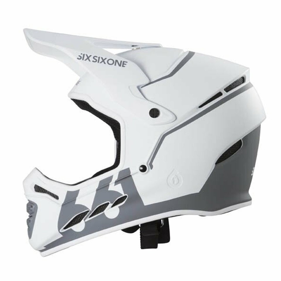 SIXSIXONE Reset MTB Helmet Full Face - TUNDRA WHITE | eBay UK