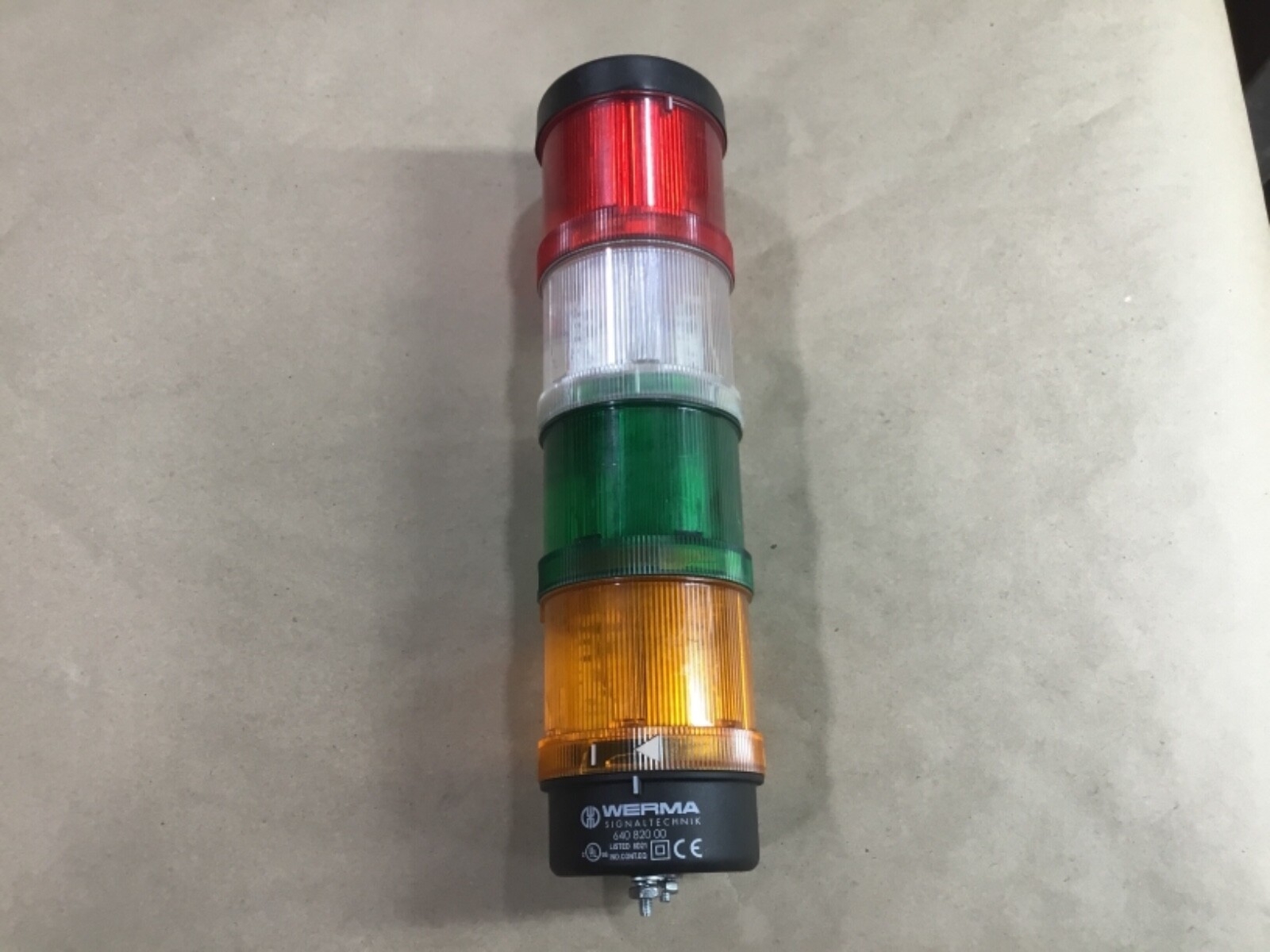 Werma Signal Light Tower 640 820 00 Red Clear Green Amber Ip65 Type 12 ...