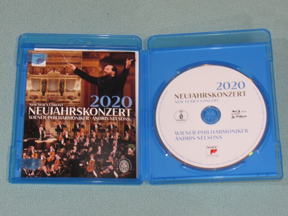 NEW YEAR'S CONCERT 2020 (Blu-ray, 2020) ~Wieneer Philarmoniker - Andris ...