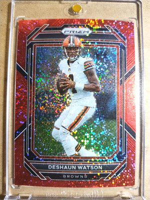 2022 Deshaun Watson Panini Prizm Sparkle Pack Red Sparkle SP MINT 🔥🔥🔥 ...