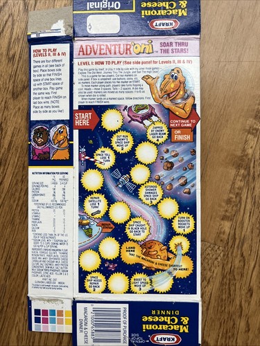 1992 Kraft Macaroni & Cheese Cheesasaurus Rex - Soar Thru The Stars! | eBay