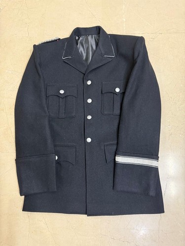 German officer SS Allgemeine black wool Tunic & Breeches - WW2 M32 ...