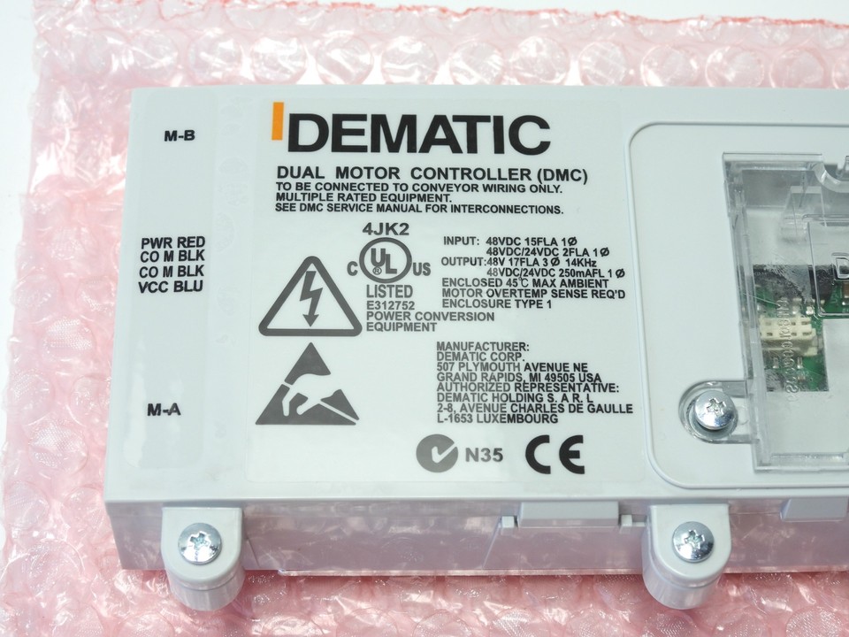 NEW Dematic K0419-07AAA Conveyor Dual Motor Controller DMC | eBay