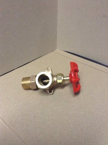 1/2" TOP GAUGE GLASS COCK -BOILER SIGHT GLASS VALVE APOLLO RED | eBay