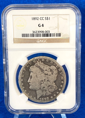 1892 CC Morgan Dollar NGC G4 | eBay