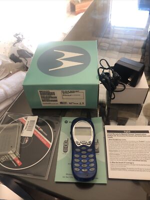 Motorola 120c Cell Phone w User Manual Charger Bundle Box CDMA | eBay
