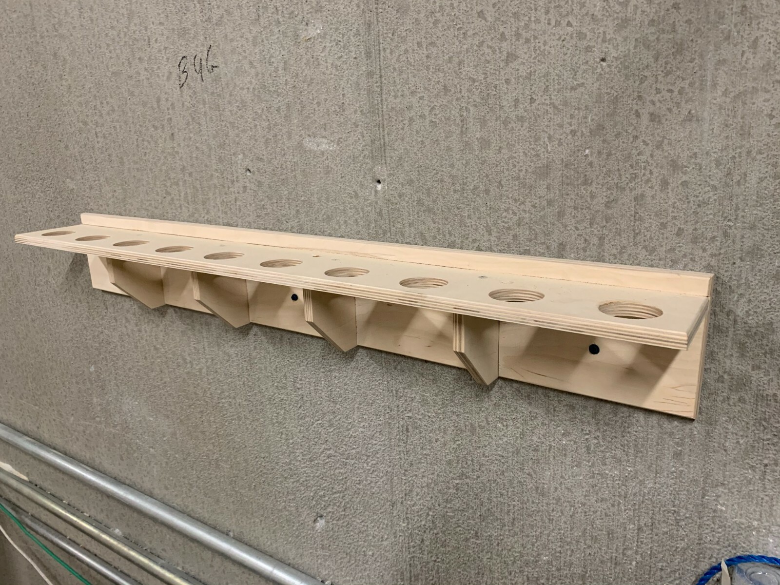 Collet Tool Holder 10-Slot Garage Storage Rack Wood Shelf Organizer | eBay