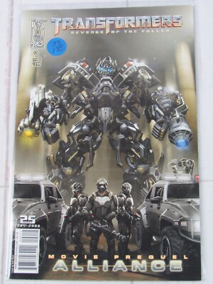 Transformers: Revenge of the Fallen-Alliance #2b Jan. 2009 IDW ...