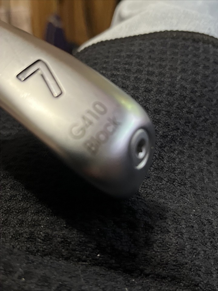Nice Ping G410 7 Iron Demo Fitting Black Dot Awt 2.0 Regular Steel 38 ...