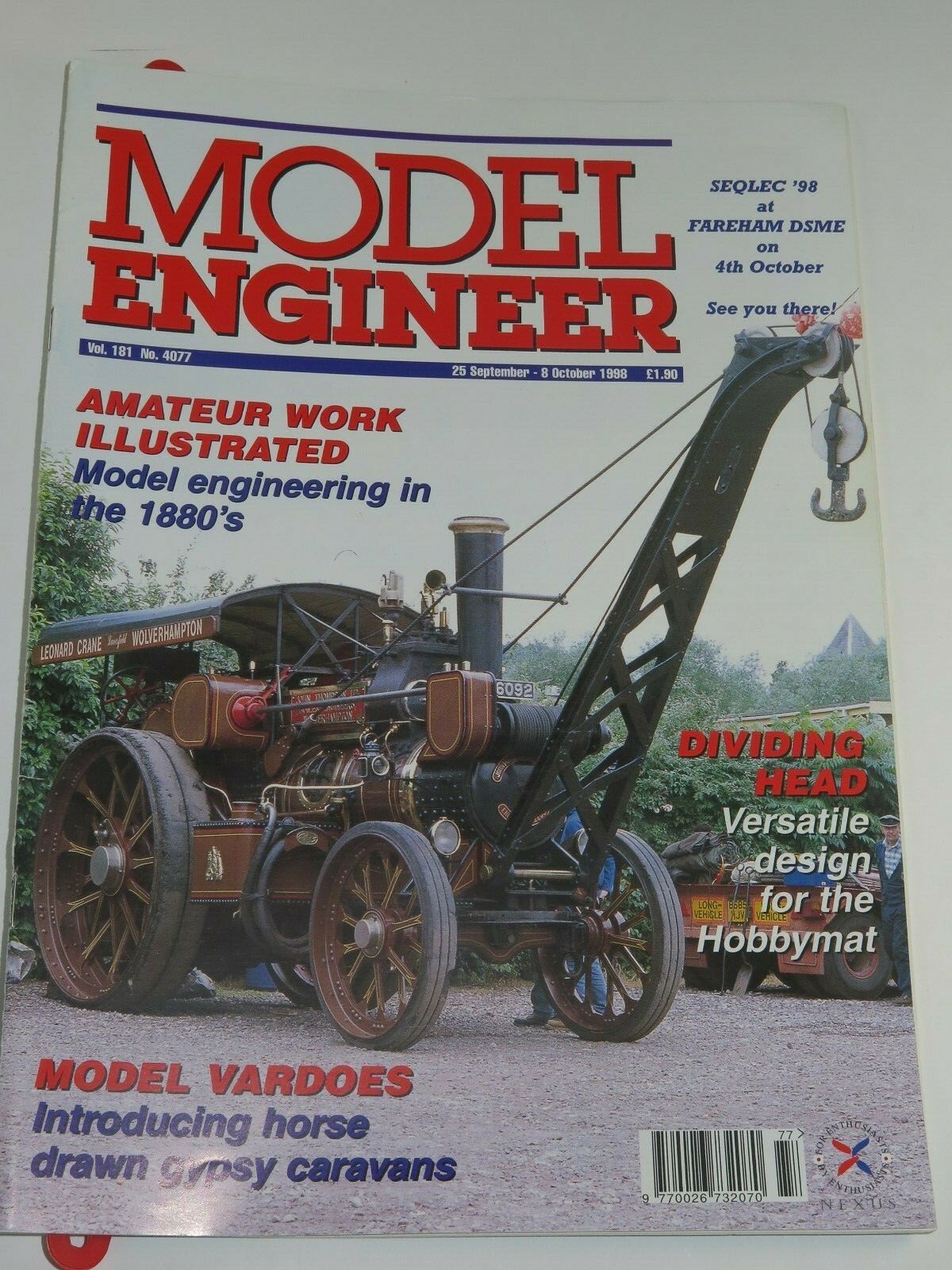 VINTAGE MODEL ENGINEER MAGAZINE 1990s Choose From Selection | eBay