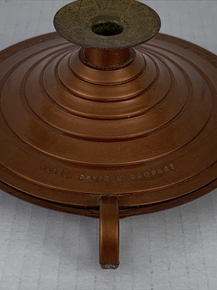 Candle Holder Parke Davis Nurses Florence Nightingale Plastic Copper 5. ...