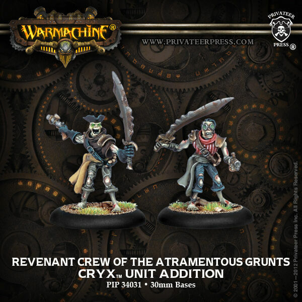Revenant Pirate Crew - Warmachine Cryx Privateer Press 34031 for sale ...