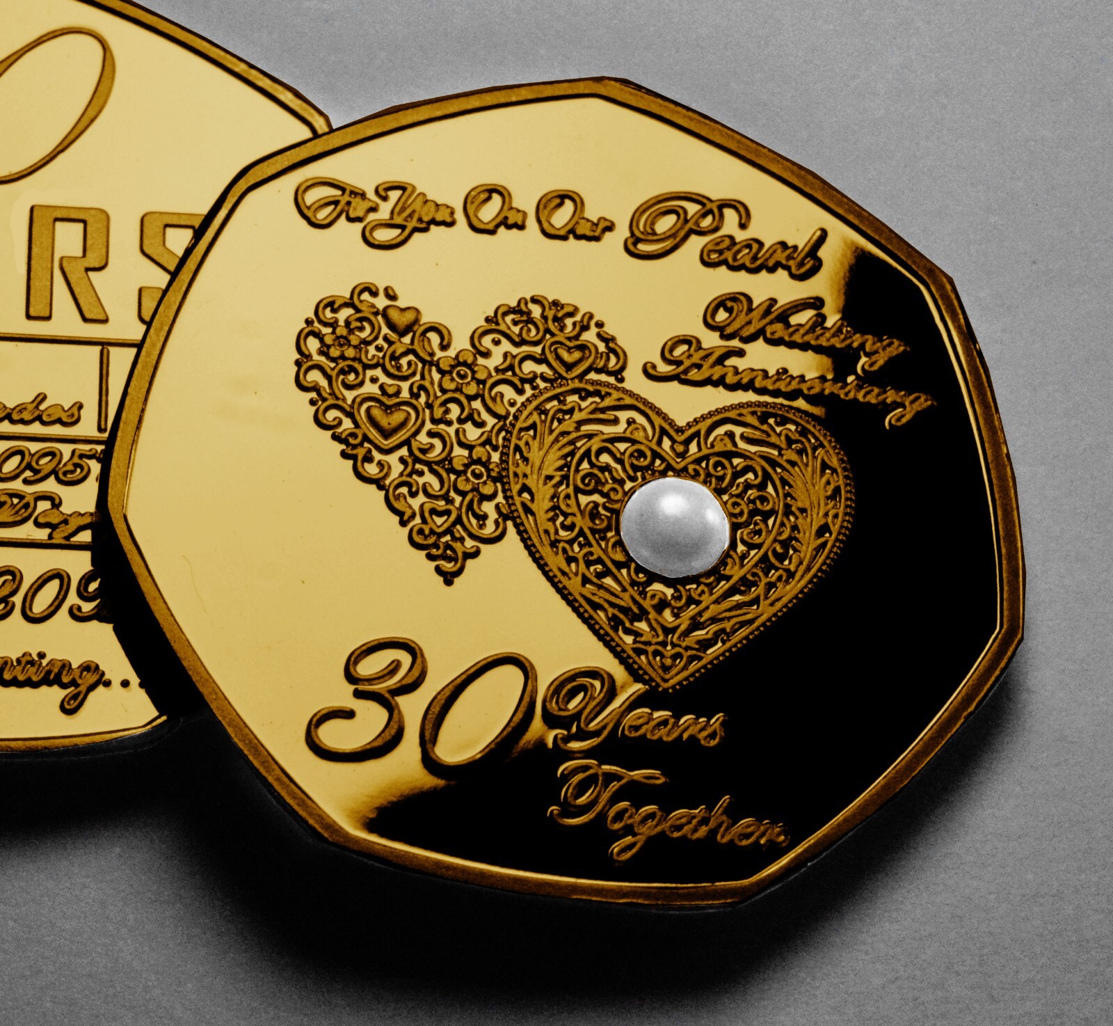 Our 30th PEARL WEDDING ANNIVERSARY Commemorative in Capsule. Gift ...