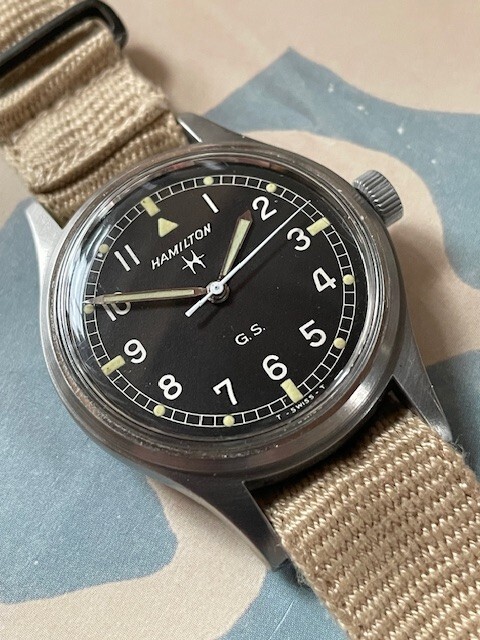 Hamilton GS 6B Vintage Military Watch 1960's. Incredible condition. | eBay