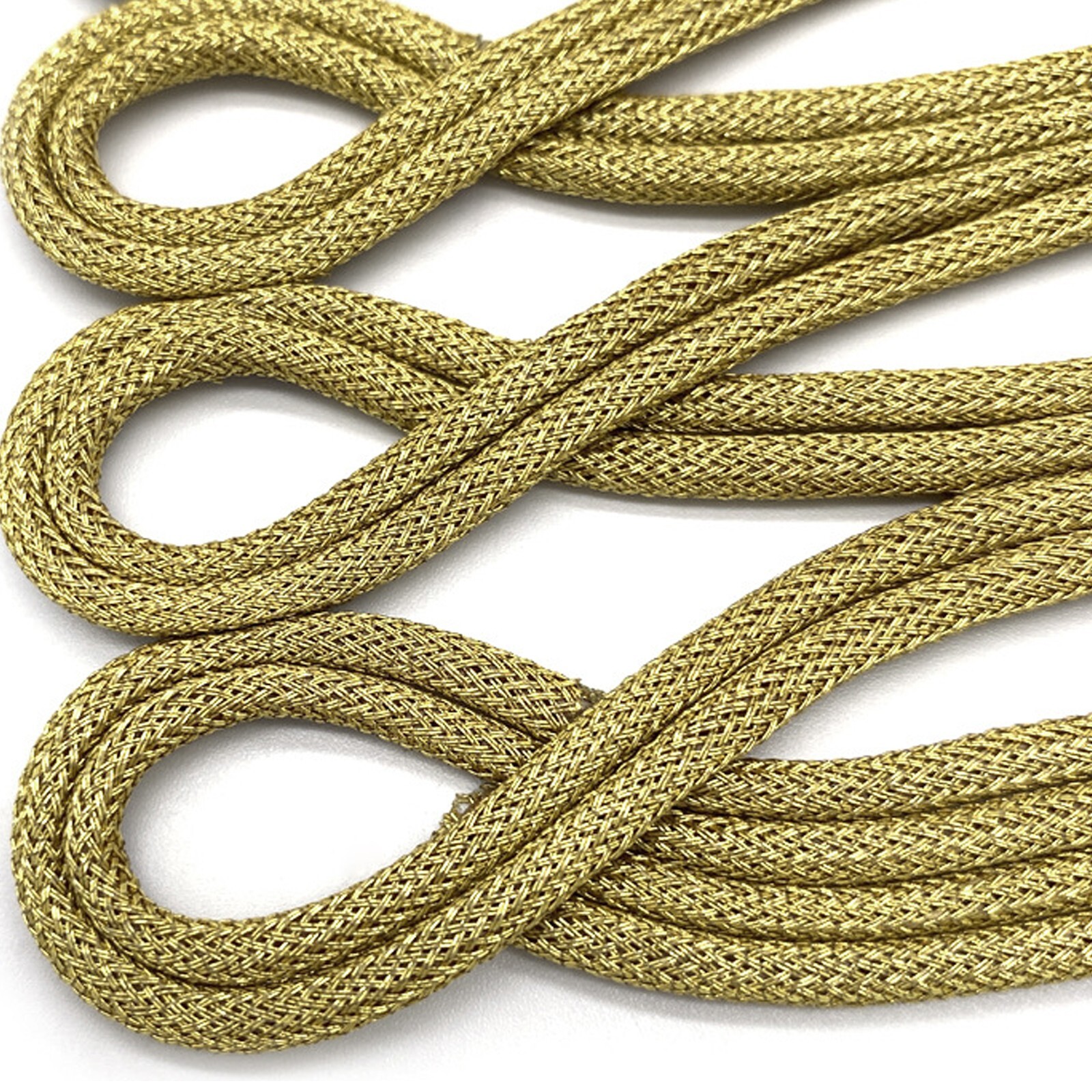 Metallic Gold Trapezoid Loops s Braided Corded Motifs | eBay