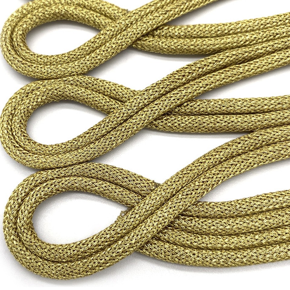 Metallic Gold Trapezoid Loops s Braided Corded Motifs | eBay
