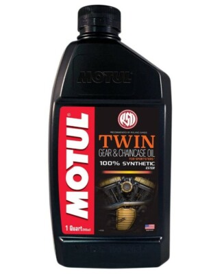 Motul TWIN GEAR & CHAIN CASE OIL 100% triple synthetic 4Str 1Qt Gear ...