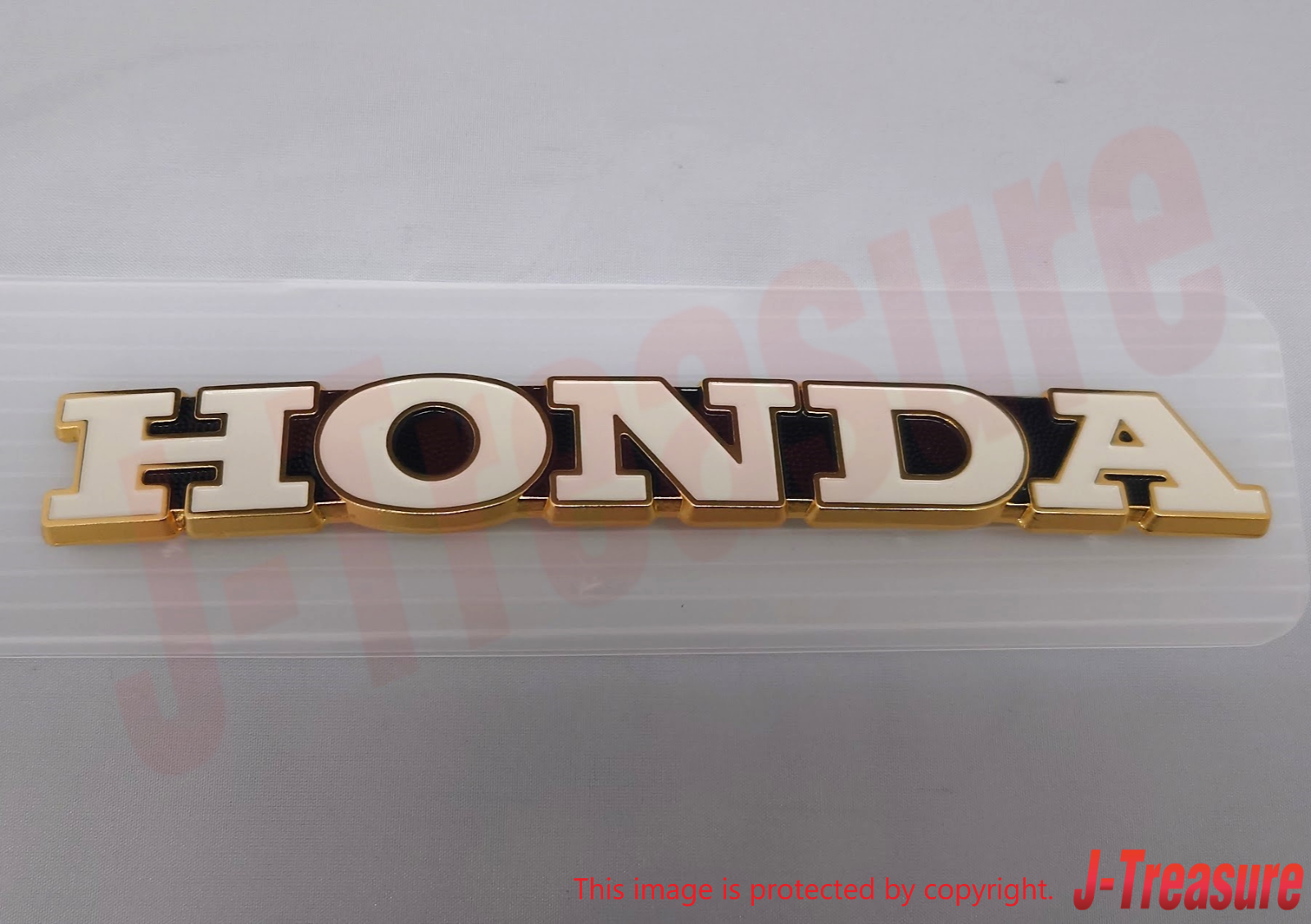 HONDA CB750 CB550 CB500 Genuine Fuel Tank Emblem "HONDA" Right & Left ...