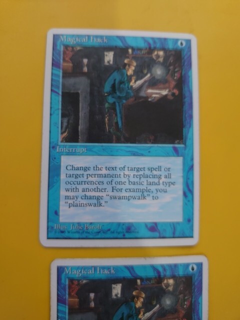MTG Card. Magical Hack x2 Interrupt White border | eBay