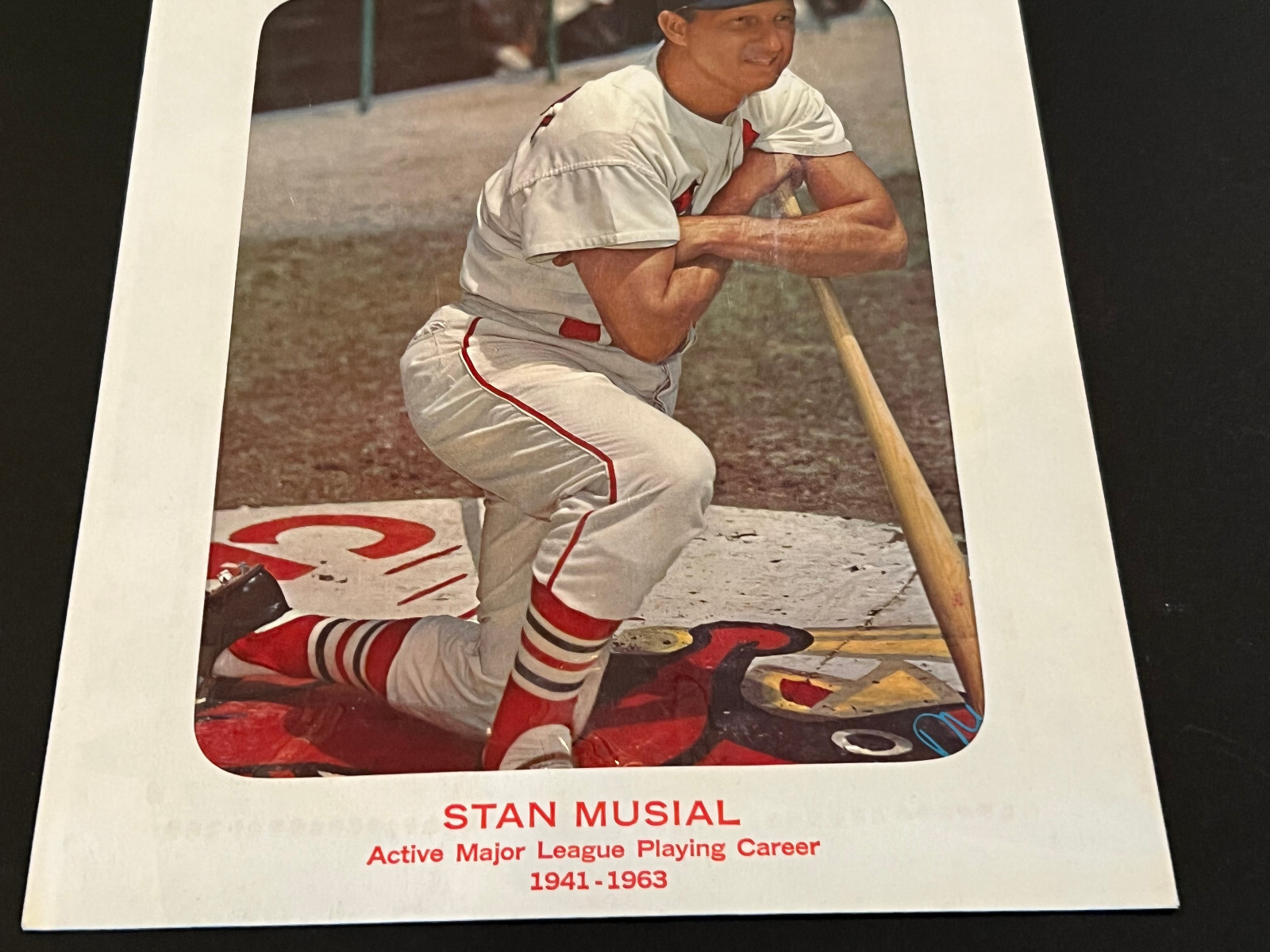 Stan Musial-Career Last day giveaway & envelope- Sept. 29, 1963- ex ...