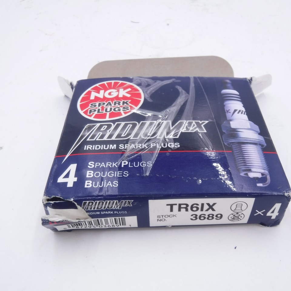 4 Pack NGK 3689 Iridium TR6IX Spark Plugs For 1999-2000 Mazda B3000DS 3 ...