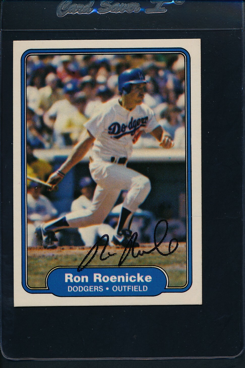 1982 Fleer #19 Ron Roenicke Dodgers Signed Auto *26419 | eBay