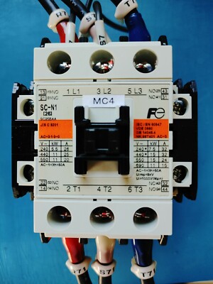 Fuji Electric 3NC0T 220-240 VAC Coil 25 HP Starter SC-N1 SCN1 SC25BAA ...